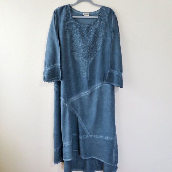 Signals | Dresses | Vintage Signals Catalog Artsy Embroidered Hi Lo Hem ...